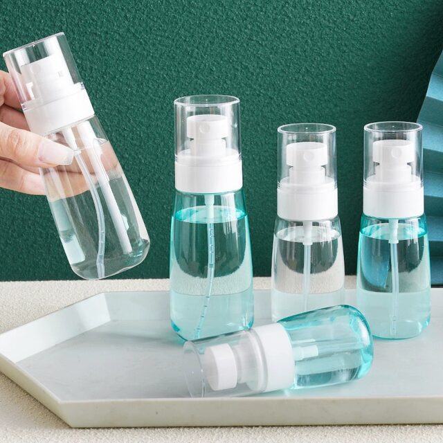 Spray bottle ultra-fine mist small spray bottle facial hydration empty ...