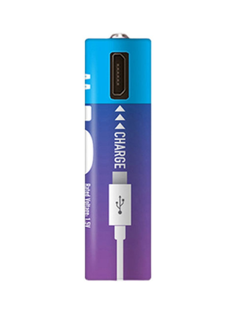 USB rechargeable battery lithium cell No. 5 AA 1.5V constant voltage 7 ...