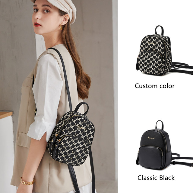 Mini backpack for women 2024 new style foreign style high-end light ...