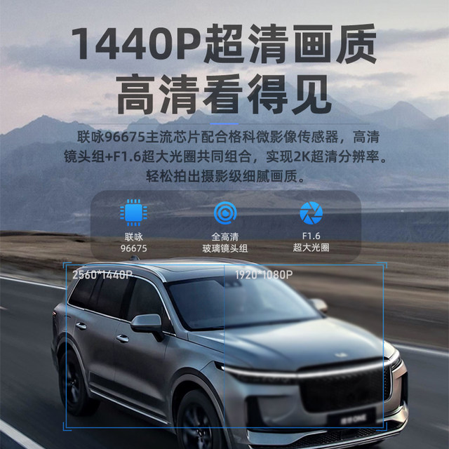 PAPAGO! Papagou 1440P small screen 2-inch easy to install high ...