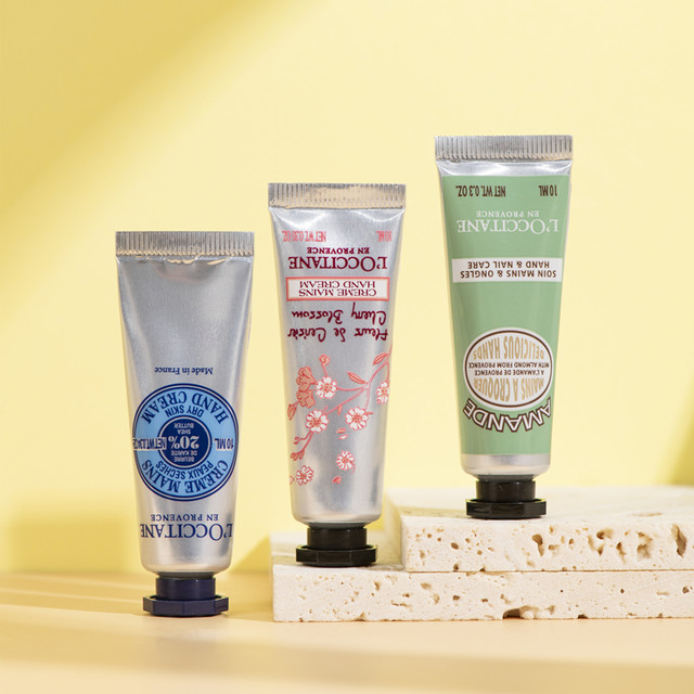 L'Occitane Hand Cream Sample 10ml Shea Cherry Blossom Sweet Almond ...