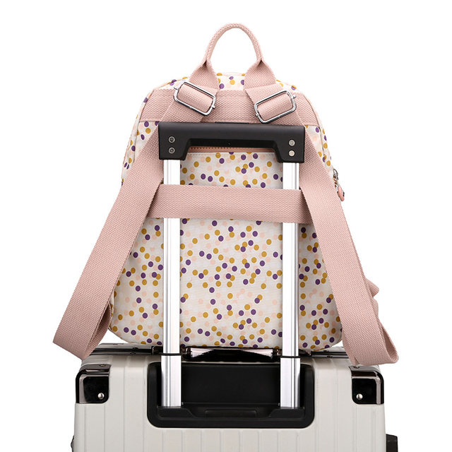 Oxford cloth backpack female 2023 autumn and winter new canvas travel ...