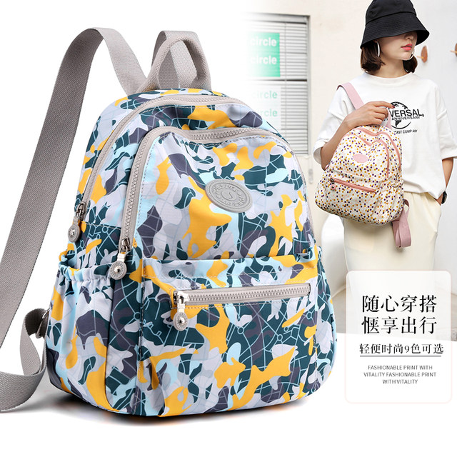 Oxford cloth backpack female 2023 autumn and winter new canvas travel ...