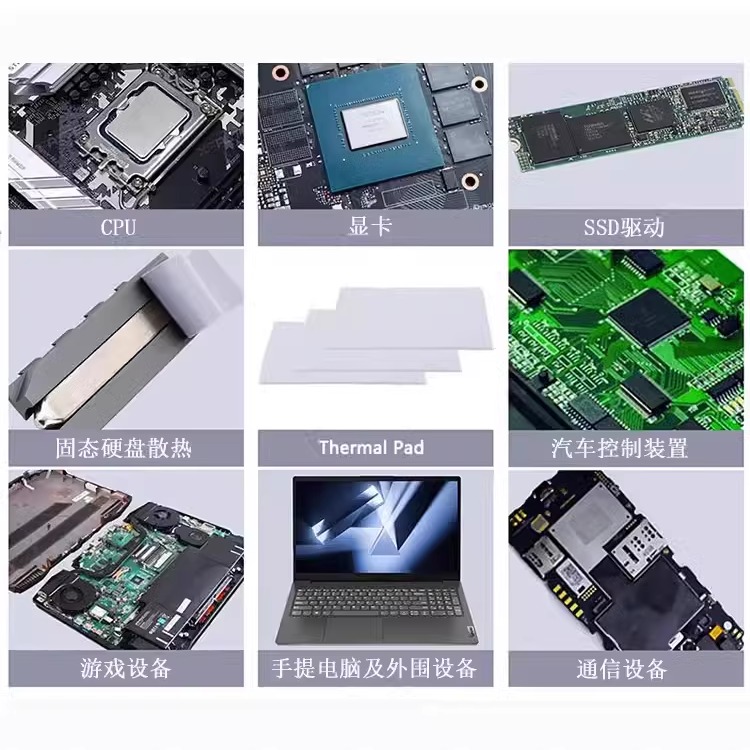 Upsiren 21W/MK Thermal Pad - Silicone Heat Dissipation Pad for CPU & GPU