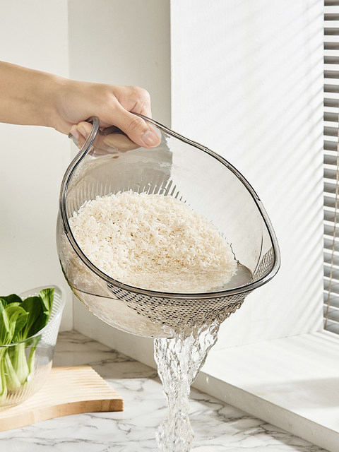Youqin Kitchen Rice Washing Tool Rice Sieve Rice Washing Basin Draining ...