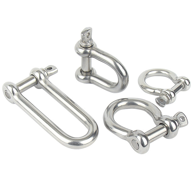National standard 304 stainless steel extended d-shaped bow shackle u ...