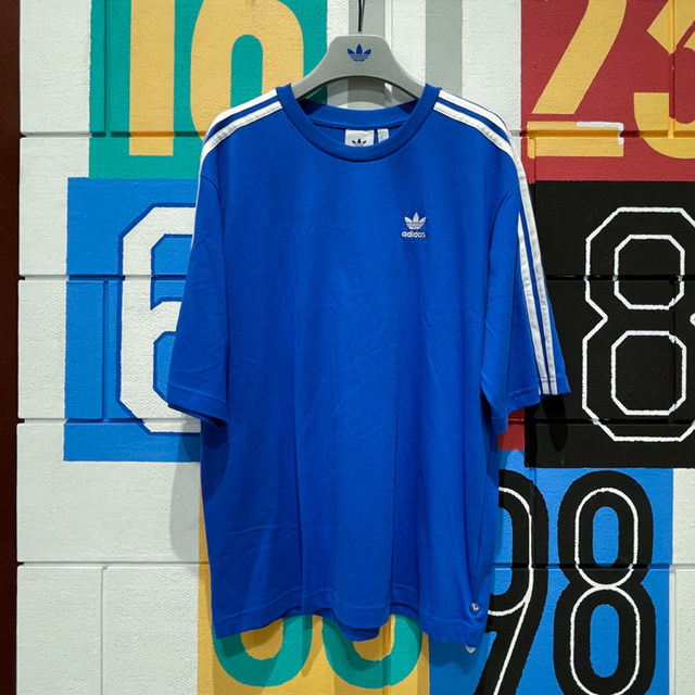 Adidas Clover Men's 2024 Autumn New Sports and Leisure Loose Breathable ...