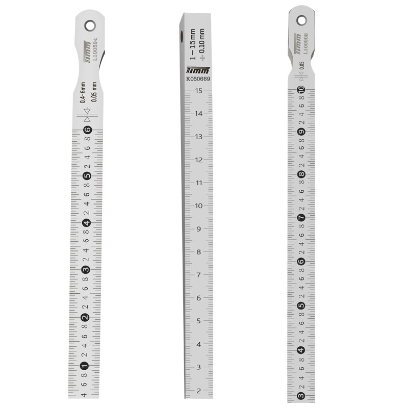 Wedge vernier feeler gauge 1-15mm gap detection taper gauge slope plug ...