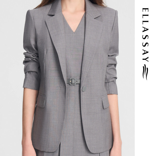 ELLASSAY 24 autumn and winter new imported fabric comfortable classic ...