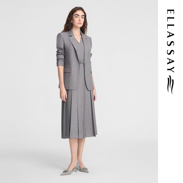 ELLASSAY 24 autumn and winter new imported fabric comfortable classic ...