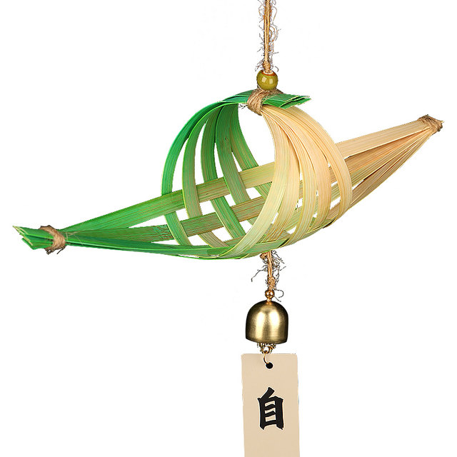 Christmas bamboo wind chimes intangible cultural heritage handmade diy material package parent ...
