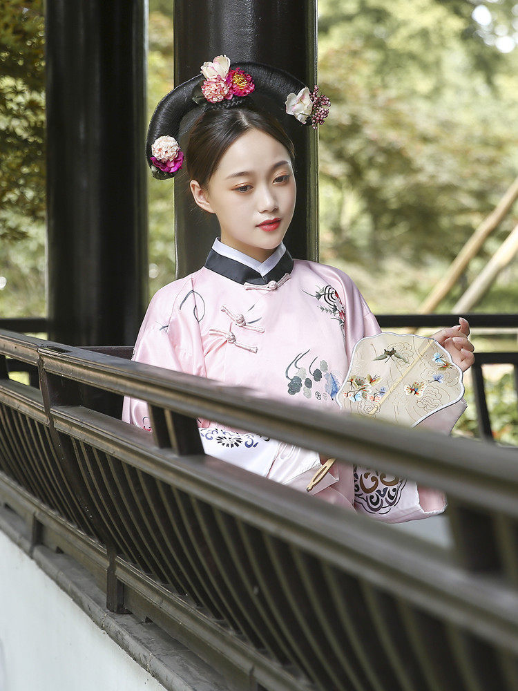 Ancient costumes, Qing Dynasty, Douyin, Story of Yanxi Palace, same style, summer flag dress ...