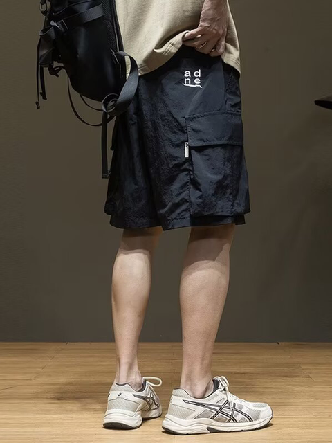 Ice Silk Quick-Drying Work Shorts for Men 2025 Summer New Style Men's ...