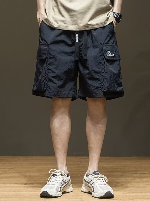 Ice Silk Quick-Drying Work Shorts for Men 2025 Summer New Style Men's ...