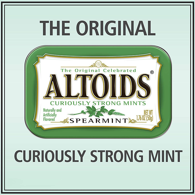 Altoids British Mint Candy Sugar-Free Breath Fresh Capsules