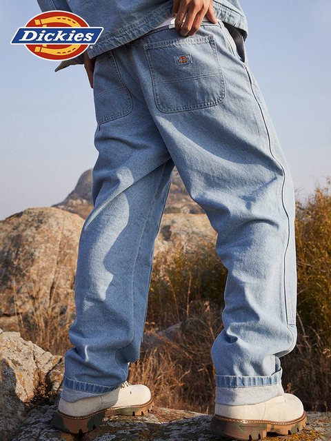 Dickies retro tannin modern series denim bi -knee pants outline leisure ...