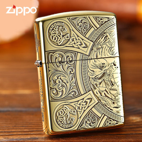 Original Zippo Pure Copper Armor Apocalypse Four Knights Lighter