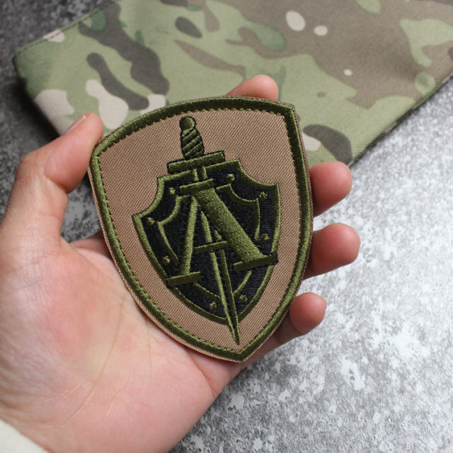 Alpha Team A Embroidered Velcro Armband Badge Beauty Morale Badge ...