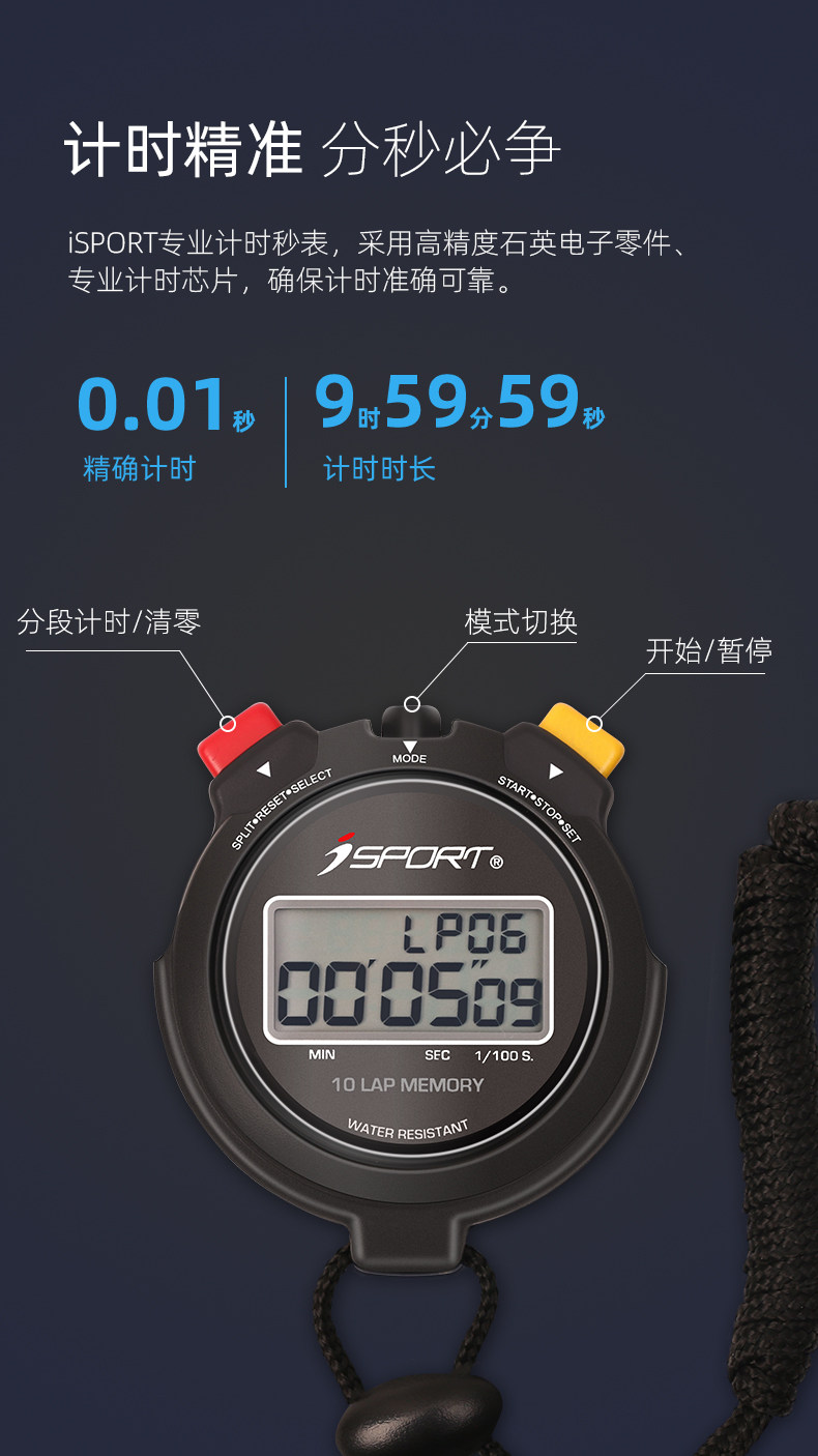 Electronic stopwatch - Single row blue stopwatch jg018 recommended by ...