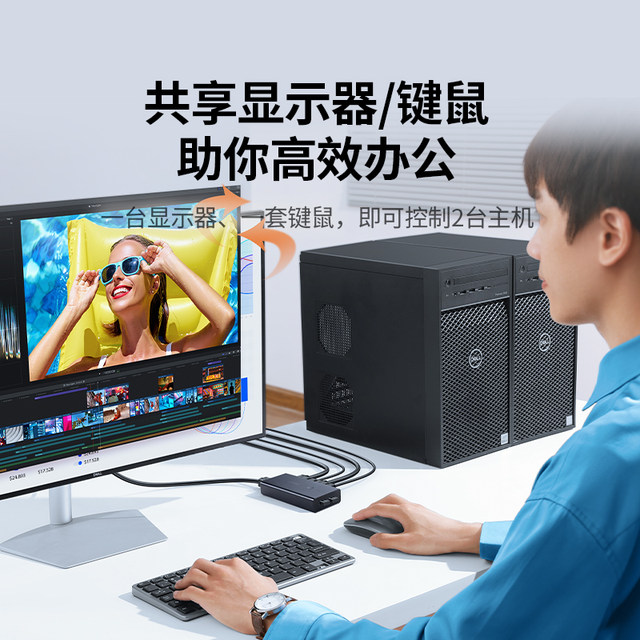 Greenlink kvm switch hdmi two-in-one-out synchronizer two hosts share a ...