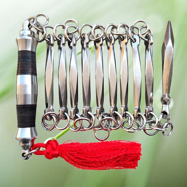 New 304 stainless steel pure copper eight-edged nine-section whip seven ...