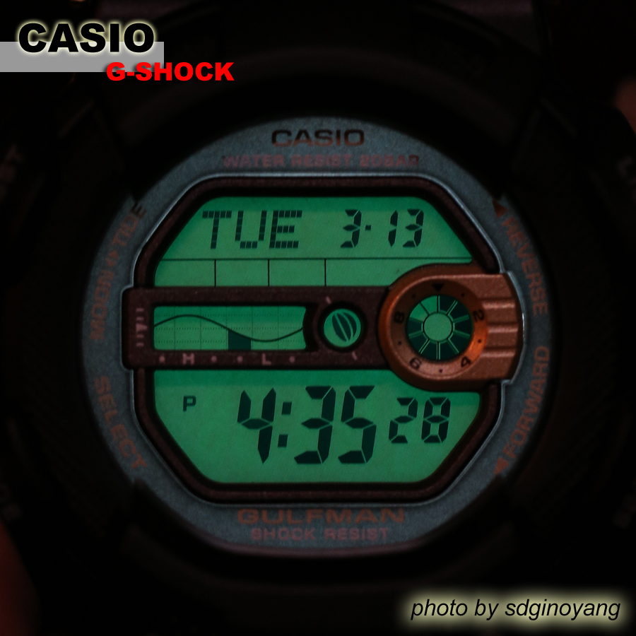 CASIO Casio G-SHOCK G-9125a-1JF Rare 25th Anniversary Black Gold Bay people new spot