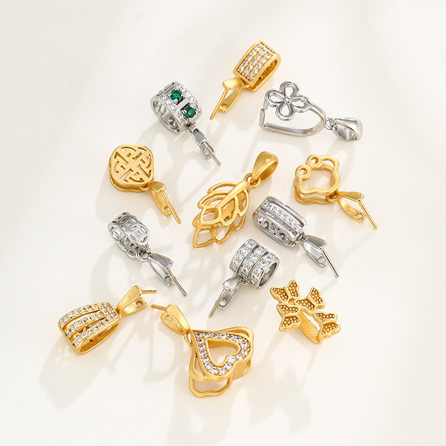 Men and women buckle accessories buttons 18K gold buckle pendant buckle ...