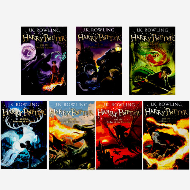 Harry Potter English original book full set of harrypotter complete ...