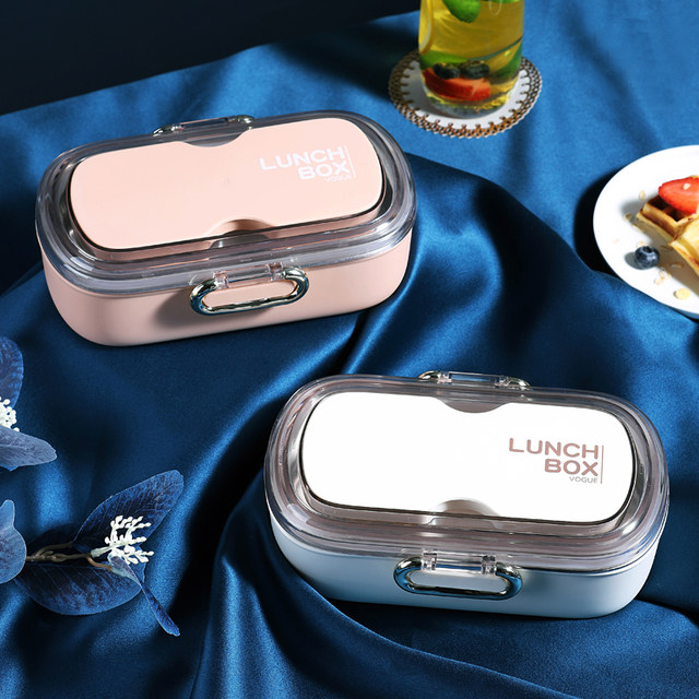Light luxury style lunch box for office workers and students, separated ...