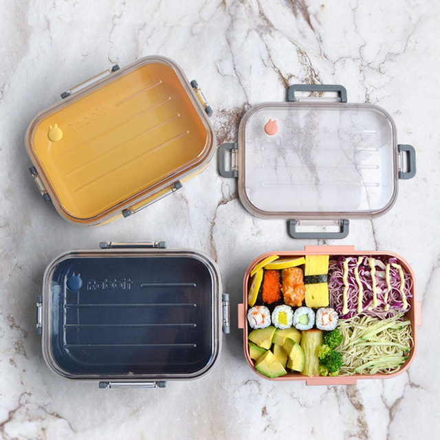 Large-capacity simple lunch box for students, office workers ...