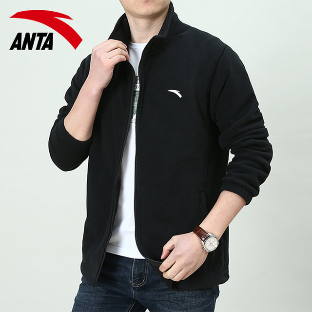 ANTA Jacket Men's Jacket Stand Collar Casual Running Autumn and Winter ...