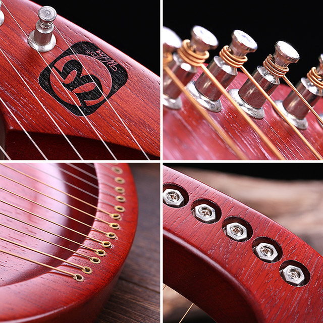 Walter Leia 16-string retro small harp harp Greek lyre 7-string 10 ...