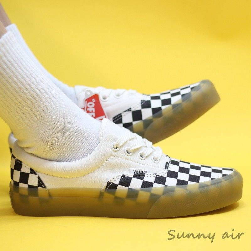 Sunny spot VANS raw rubber sole STYLE36 black and white checkerboard ...
