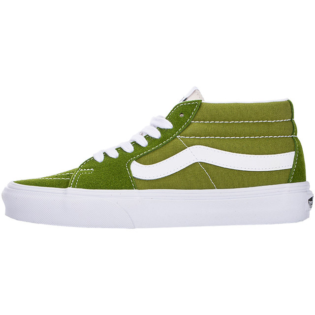 Sunny spot VANS avocado green SK8-MID orange pink mid-top canvas ...