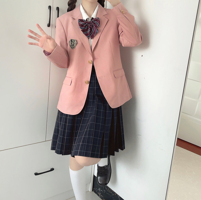 After school uniform hall/two-button black suit/JK suit women's day ...