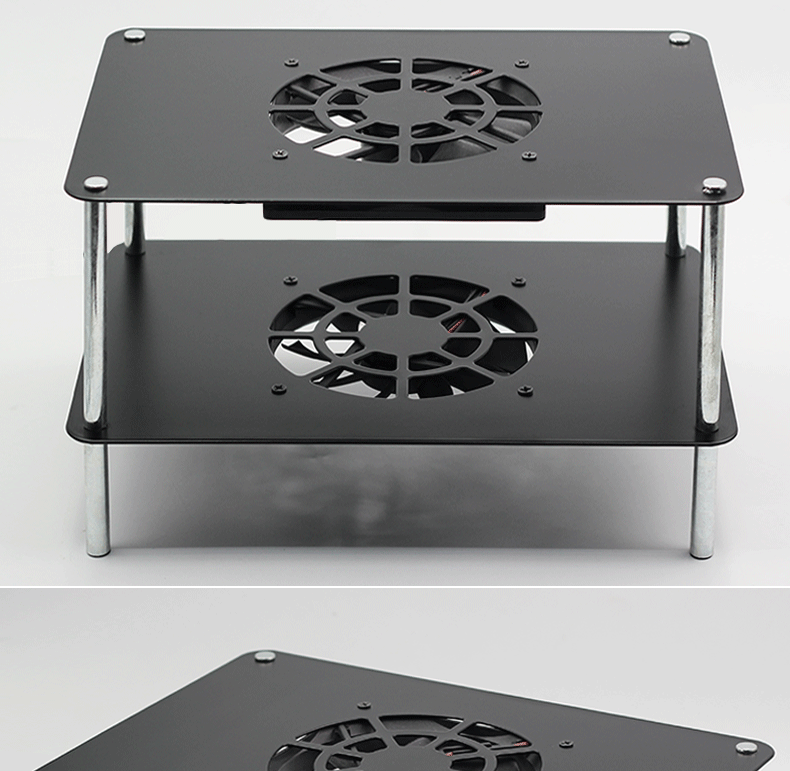 Longyou Sk8 Cooling Rack Fan - Silent TV Box/Router Radiator