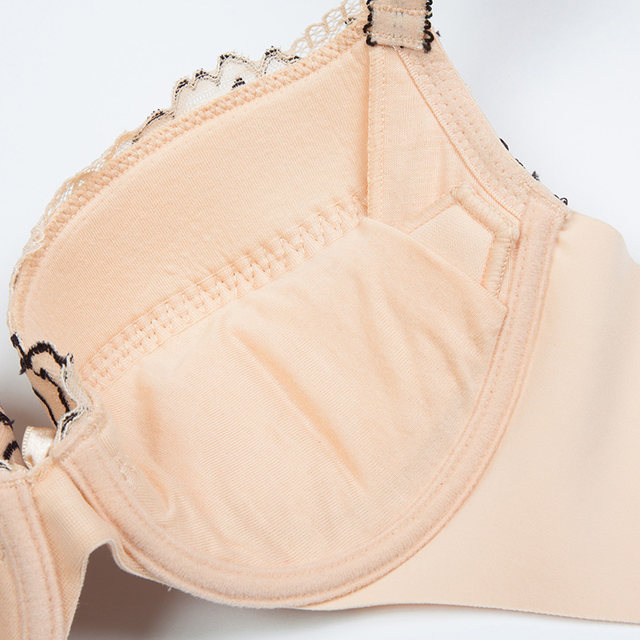 GUJIN ancient and modern underwear lace embroidered 3/4 non-woven thin ...