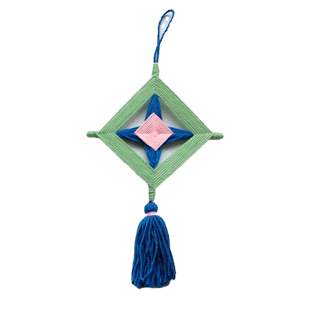 Simple 丨 Winding Mandala Finished Handmade Wool Knitting Work ...