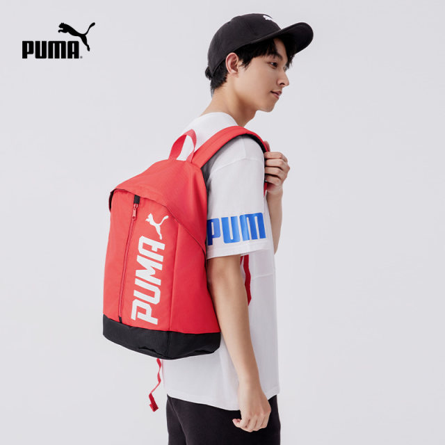 PUMA Men's and Women's Outdoor Travel Zipper Pocket Backpack School Bag ...