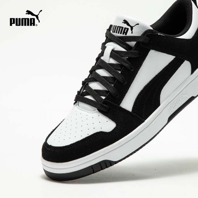 PUMA men's and women's low-top panda color matching classic retro ...