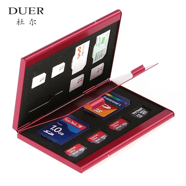 SD memory card box digital storage package TF mobile phone SIM ...
