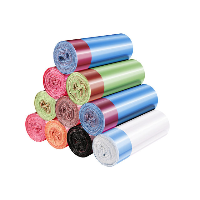 Outdoor drawstring garbage bag household thickened tote bag large black ...