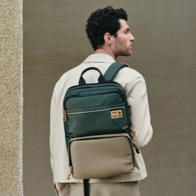 Echolac/爱COLA backpack men's large capacity expandable school bag ...