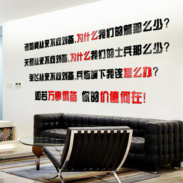 Three Kingdoms Romance Company's Cultural Incentive Wall Patch 3D ...