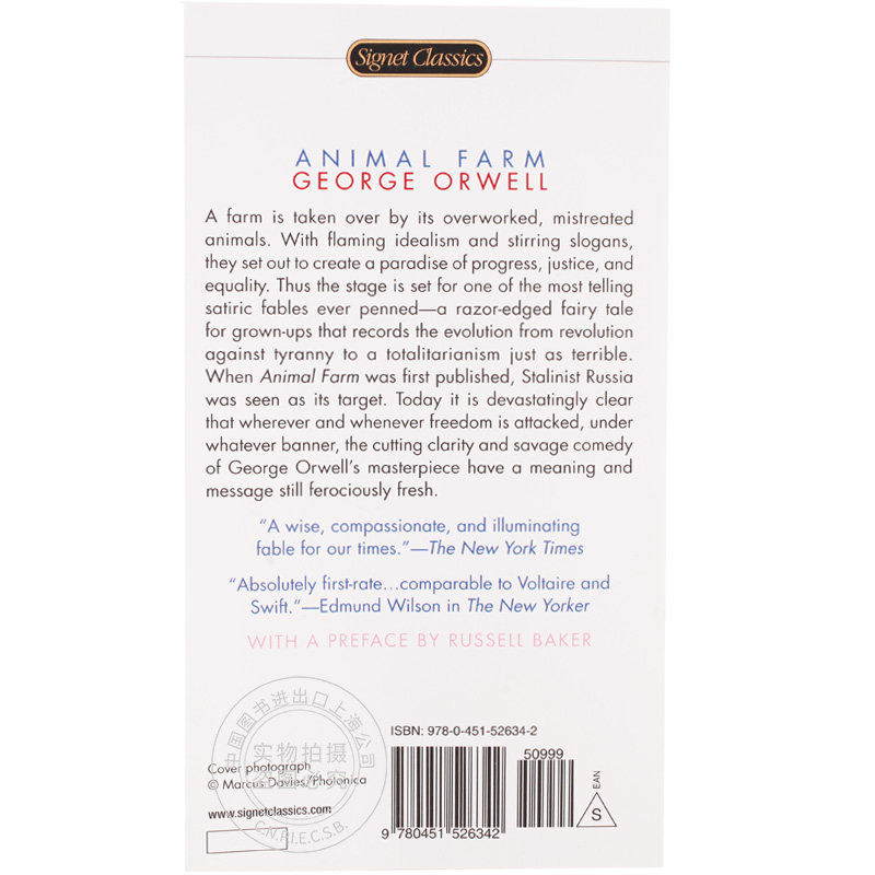 George Orwelli „Loomade farm“ – Penguin Classics Pehmekaaneline