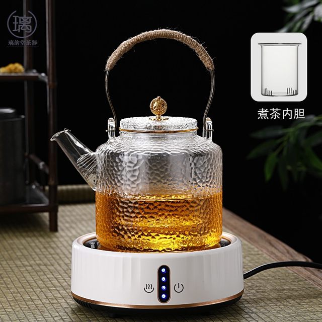 Hammer pattern high temperature resistant lifting beam kettle glass ...