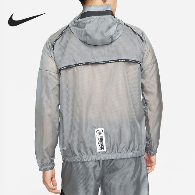 Nike/Nike official authentic men's translucent hooded running sports ...