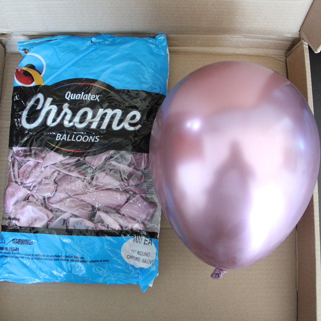 American Pioneer metal balloons imported Qualatex chrome gold balloons ...