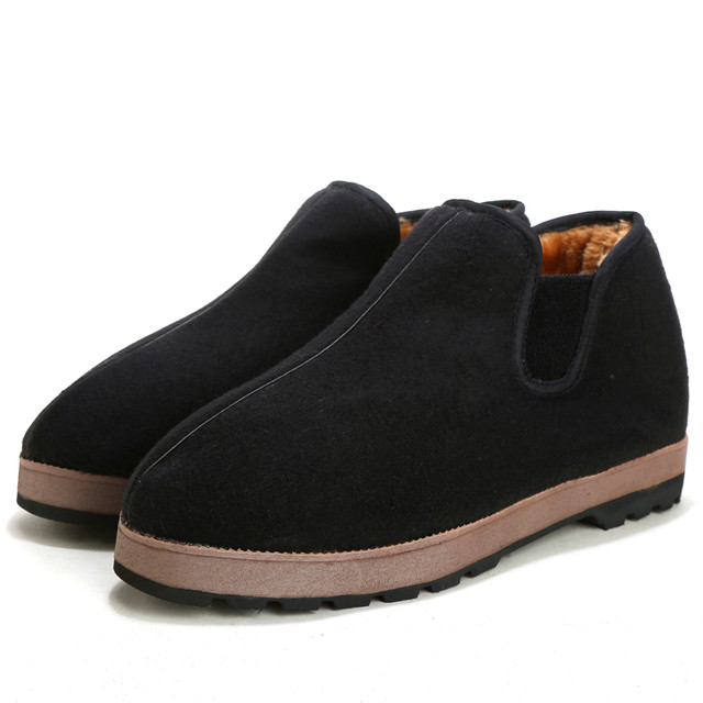 Northeast winter traditional handmade foam-soled Lindian old-man shoes ...