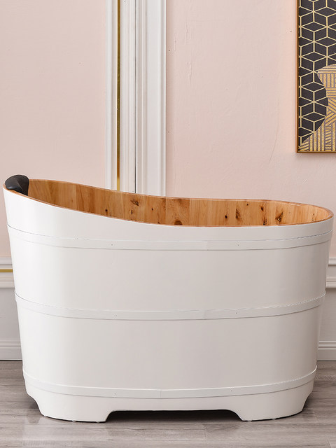 Beauty salon wooden barrel bath barrel whole body sweat steaming barrel ...